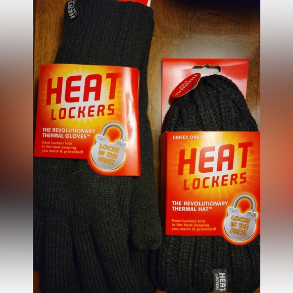 Accessories | Heat Lockers Men Large Extra Large Thermal Gloves Hat ...